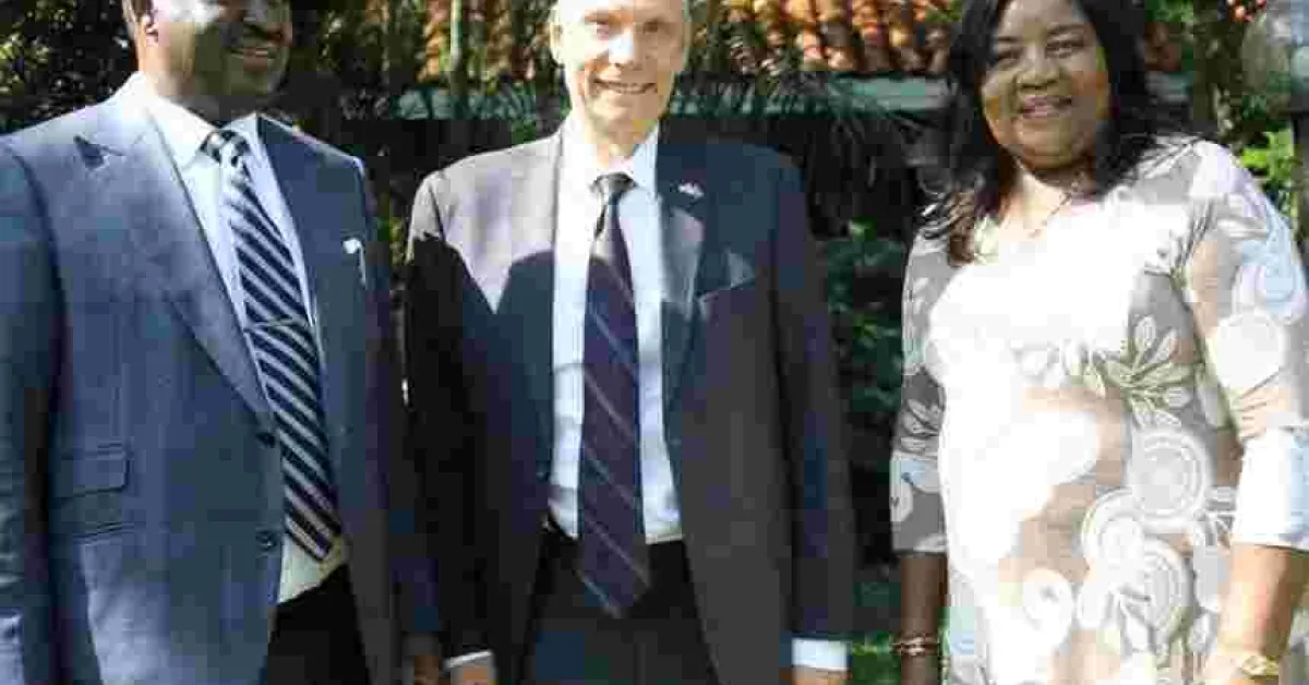 Raila Bids Farewell to Departing US Ambassador to Kenya Robert Godec ...