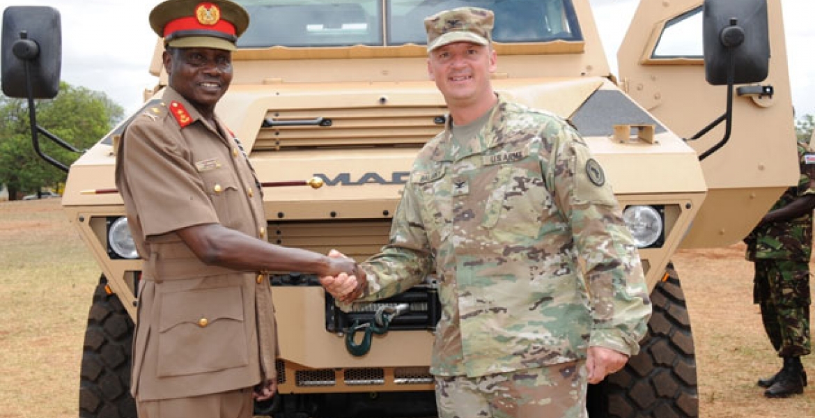 Kenyan Military Receives 12 Armored Vehicles from the US | Mwakilishi.com